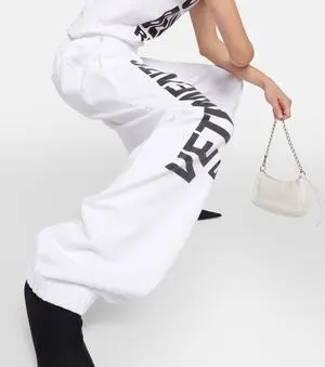 Vetements Logo Cotton-blend Sweatpants