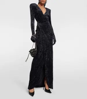 Vetements Velvet Maxi Dress