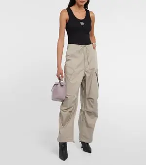 AGOLDE Ginerva Cotton Poplin Cargo Pants - Grey