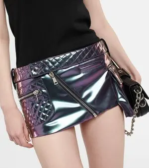 LAQUAN SMITH Pvc Mini Skirt