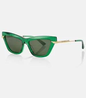 Bottega Veneta Angle Cat-eye Sunglasses
