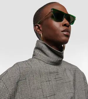 Bottega Veneta Angle Cat-eye Sunglasses