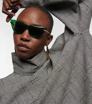 Bottega Veneta Angle Cat-eye Sunglasses