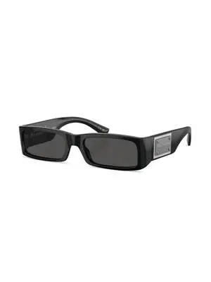 Dolce & Gabbana Rectangle Frame Sunglasses - Black