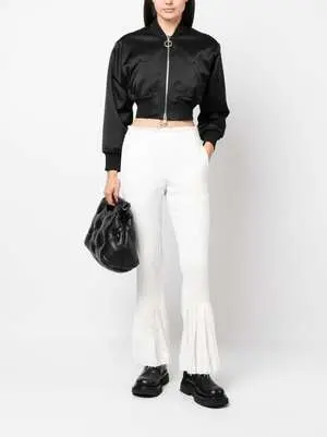 Sacai Pleated Cropped Trousers