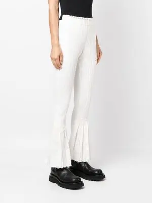 Sacai Pleated Cropped Trousers