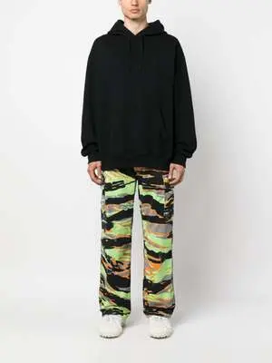 ERL Graphic-print Cargo Trousers - Green