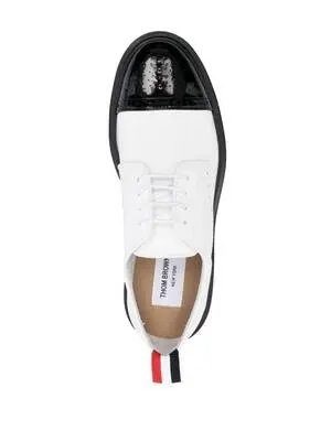 Thom Browne Rwb Contrasting Toecap Brogues