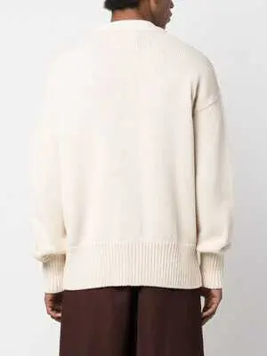 JIL SANDER Embroidered-logo Cotton Cardigan - Neutrals