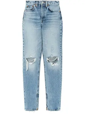 RE/DONE Super High Drainpipe Jeans