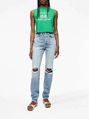 RE/DONE Super High Drainpipe Jeans