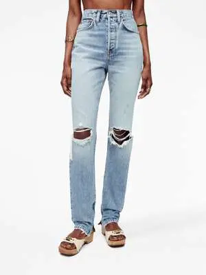 RE/DONE Super High Drainpipe Jeans