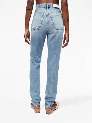 RE/DONE Super High Drainpipe Jeans