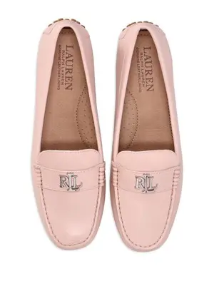 Polo Ralph Lauren Logo-plaque Leather Loafers