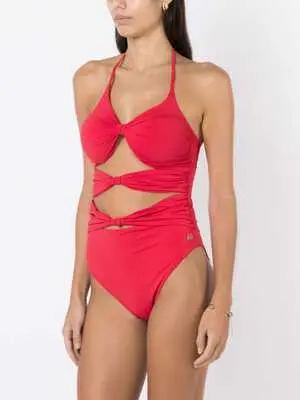 BRIGITTE Cut-out One-piece Swimsuit - Red