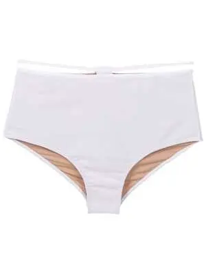 GLORIA COELHO Hot Pant Bikini Bottom - White