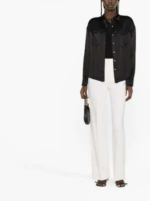 TOM FORD Western-style Satin Shirt
