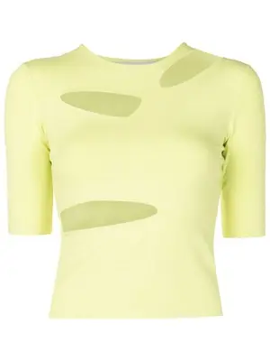Gloria Coelho Cut Out T-shirts For Women