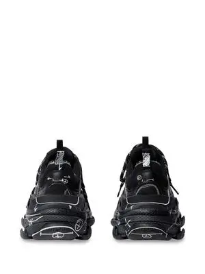 Balenciaga Triple S Sketch-print Sneakers