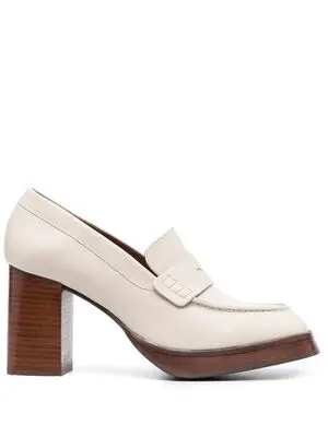 ALOHAS Busy 85mm Leather Pumps
