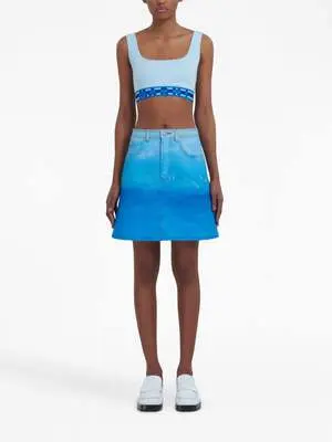 Marni Tie-dye A-line Mini Skirt