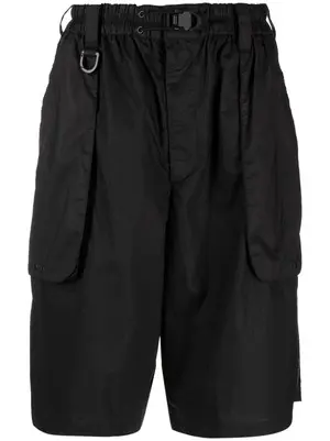Y3 Wide-leg Ripstop Shorts