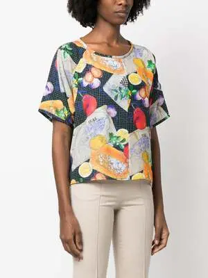 Henrik Vibskov Graphic-print T-shirt - Black