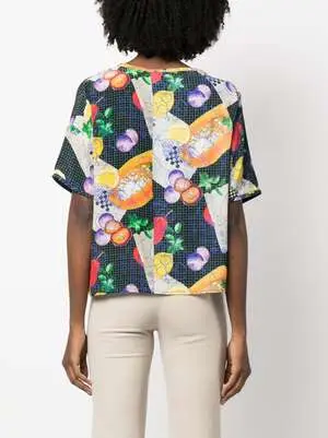 Henrik Vibskov Graphic-print T-shirt - Black