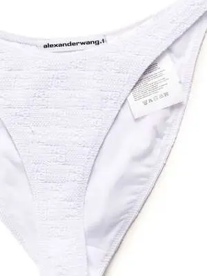 Alexander Wang High-cut Bikini Bottom - White
