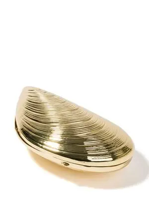 Simkhai Bridget Shell-shaped Clutch - Gold
