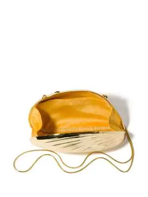 Simkhai Bridget Shell-shaped Clutch - Gold