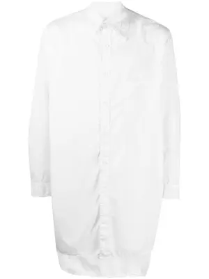 Yohji Yamamoto Collar-detailed Cotton Shirt