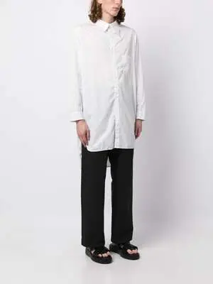 Yohji Yamamoto Collar-detailed Cotton Shirt