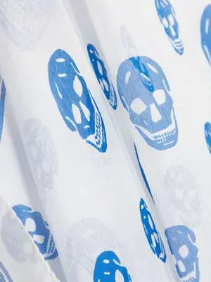 Alexander McQueen Silk Skull-print Scarf