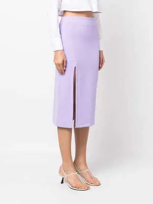 Viktor & Rolf High-waisted Midi Skirt - Purple