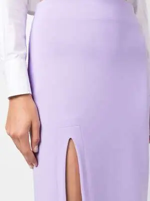 Viktor & Rolf High-waisted Midi Skirt - Purple