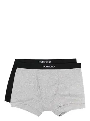 TOM FORD Logo-tape Detail Boxers - Black