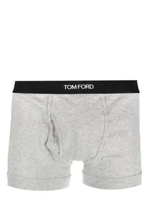 TOM FORD Logo-tape Detail Boxers - Black