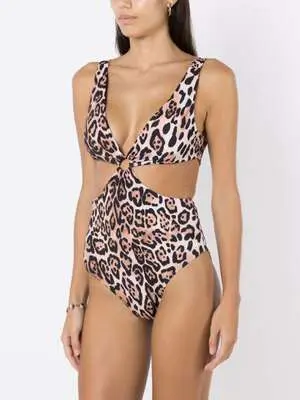 BRIGITTE Leopard-print One-piece Swimsuit