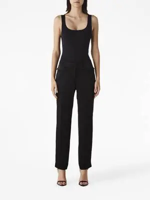 TOM FORD Pressed-crease Tapered-leg Trousers