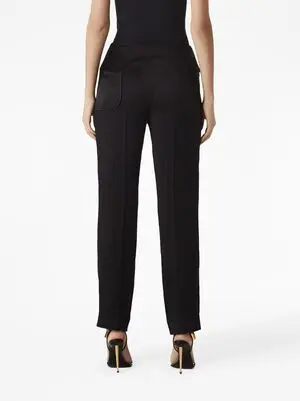 TOM FORD Pressed-crease Tapered-leg Trousers