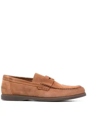 DOUCAL'S Suede Penny Loafers