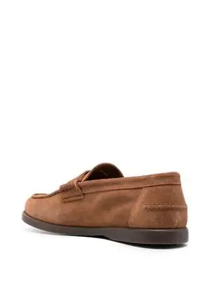 DOUCAL'S Suede Penny Loafers