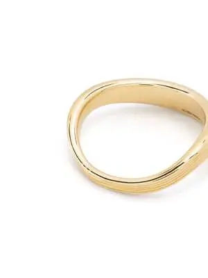 Fernando Jorge 18kt Yellow Stream Wave Band Ring - Gold