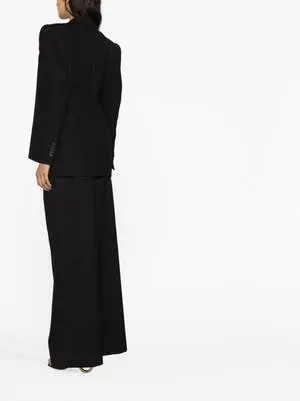 Wardrobe.NYC Contour Double-breasted Blazer - Black