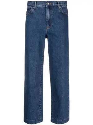 A.p.c. Cropped Straight-leg Jeans