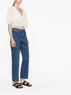 A.p.c. Cropped Straight-leg Jeans
