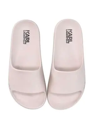 Karl Lagerfeld Logo Flat Slides