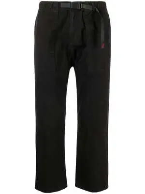 Gramicci Buckle-fastening Cotton Cropped Trousers - Black