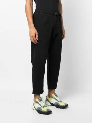 Gramicci Buckle-fastening Cotton Cropped Trousers - Black